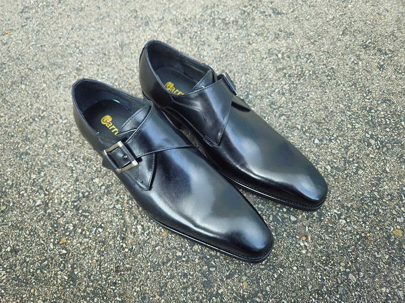 Monk Strap Buckle Leather Shoes — MensUSA
