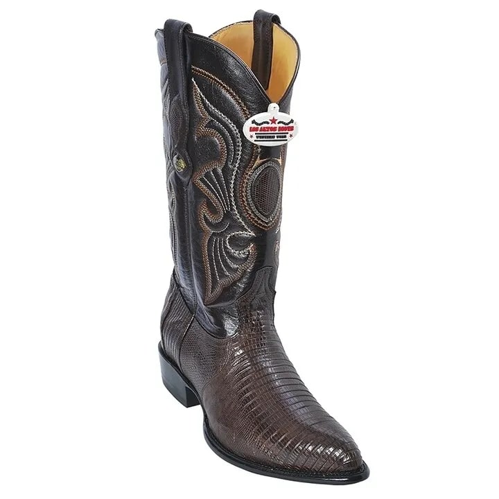 J Toe Cowboy Boots - J Toe Western Boots - Los Altos Brown J-Toe Genui ...