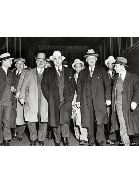 Overcoat and Suit and Hat Package Al Capone Suit - Al Capone Custome ...