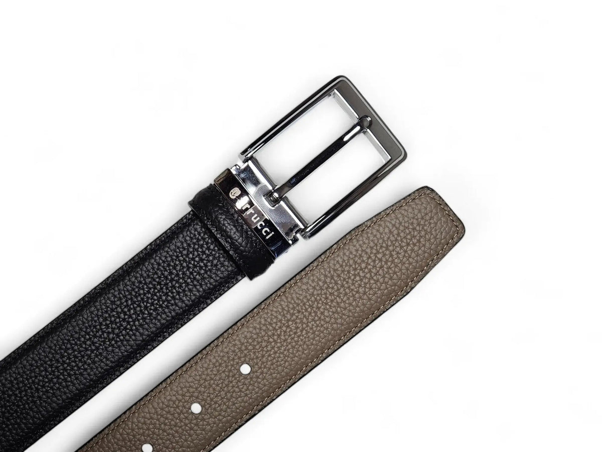 Reversible Belt in Pebble Leather — MensUSA