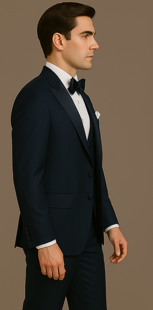 Rossi Man Leo Tuxedo RM1102 – Modern 3-Piece Formal Suit for Men | Sty ...