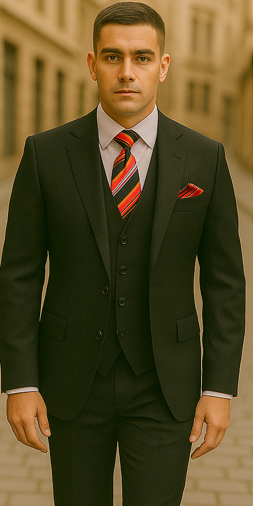 Rossiman Rossi Men's Dress Suit – Premium Tailored Suit for Formal Occ ...