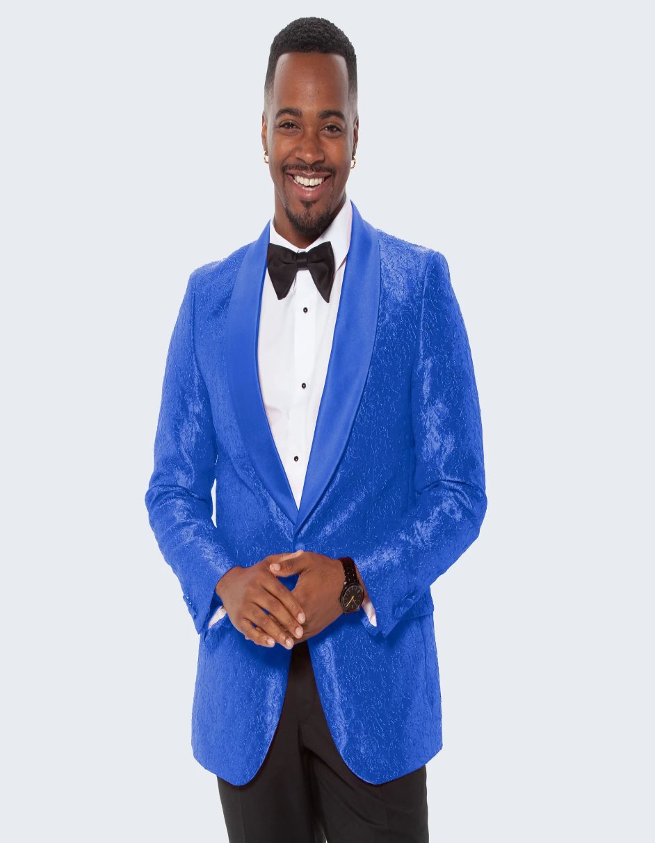 Blue Prom Suit - Blue Homecoming Guys Slim Fit Outfits – MensUSA