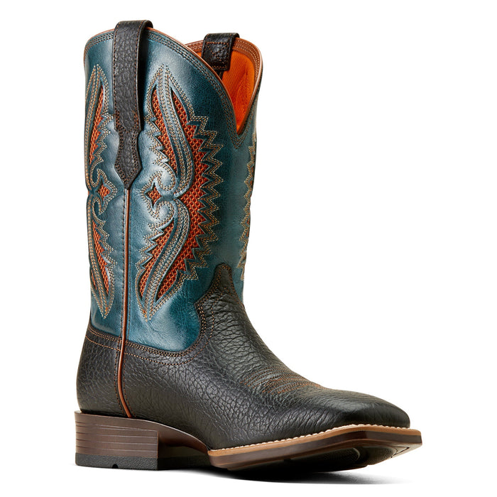 Ariat Rowder VentTEK 360° Cowboy Boot in Black Dark Teal - Sizes 7-13 ...