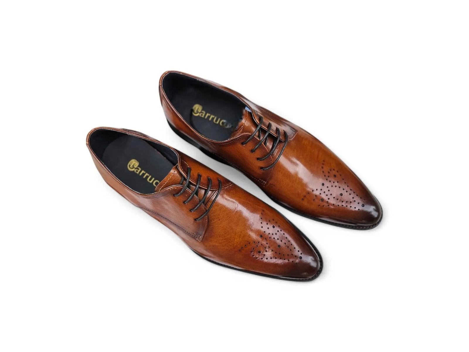 Signature Burnished Lace-up Derby — MensUSA