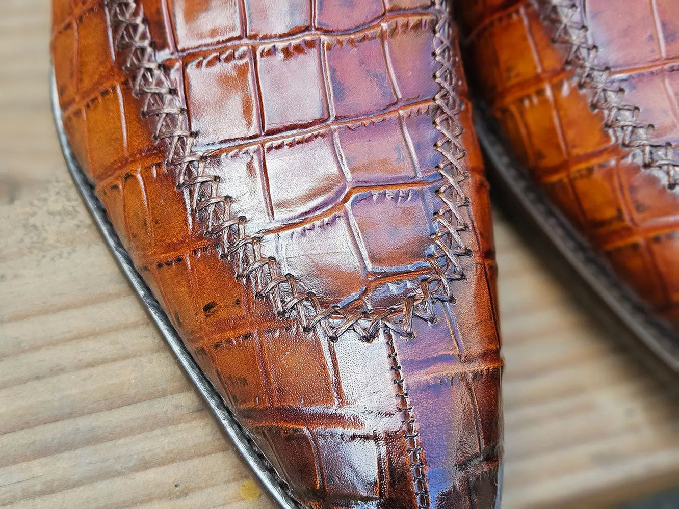 Single Monk Buckle Split Toe Loafer — MensUSA