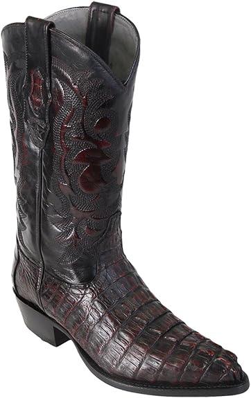 J Toe Cowboy Boots - J Toe Western Boots - Original Brown Caiman (Gato ...