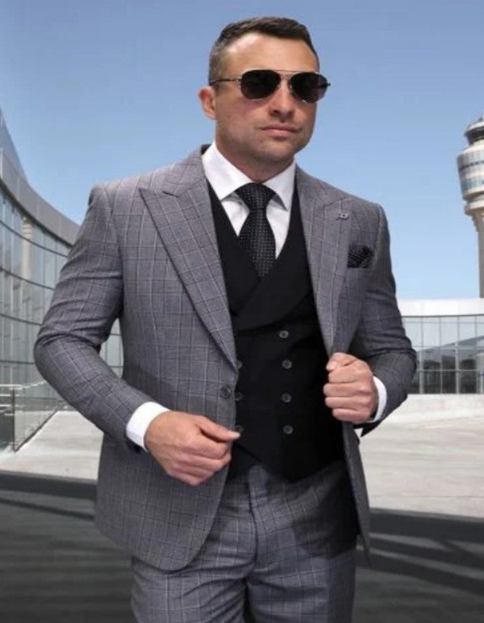 Statement Suits - Wool Suits - Peak Lapel Suits - Ticket Pocket - Mode ...