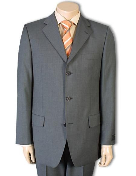 Cheap Priced Men'S Dress Suit For Sale Mid Gray 100% Pure Feel Rayon V ...