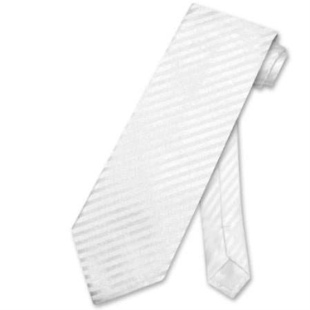 White Vertical Stripes Design Men's Neck Tie - Men's Neck Ties - Mens ...