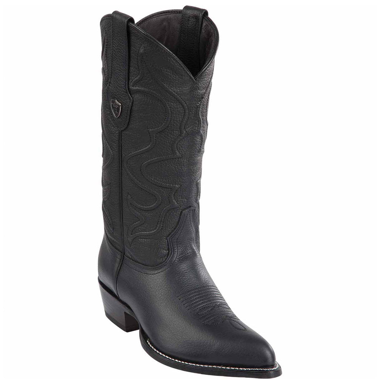 Black Cowboy Boots J-Toe — MensUSA