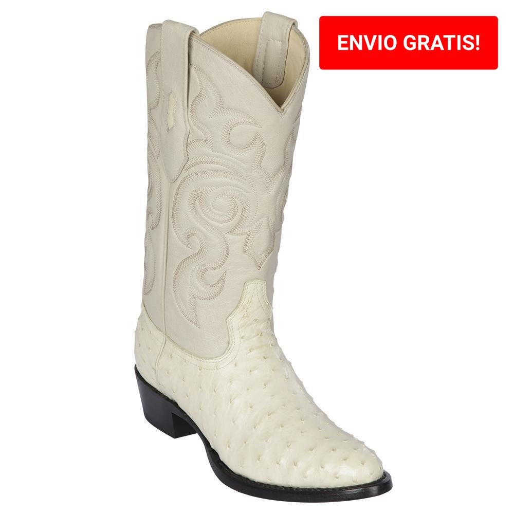 Botas de Avestruz Original Punta Oval LAB-650304 — MensUSA