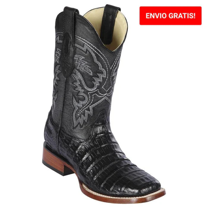 Botas de Cocodrilo Caiman Cola Horma Amplia LAB — MensUSA