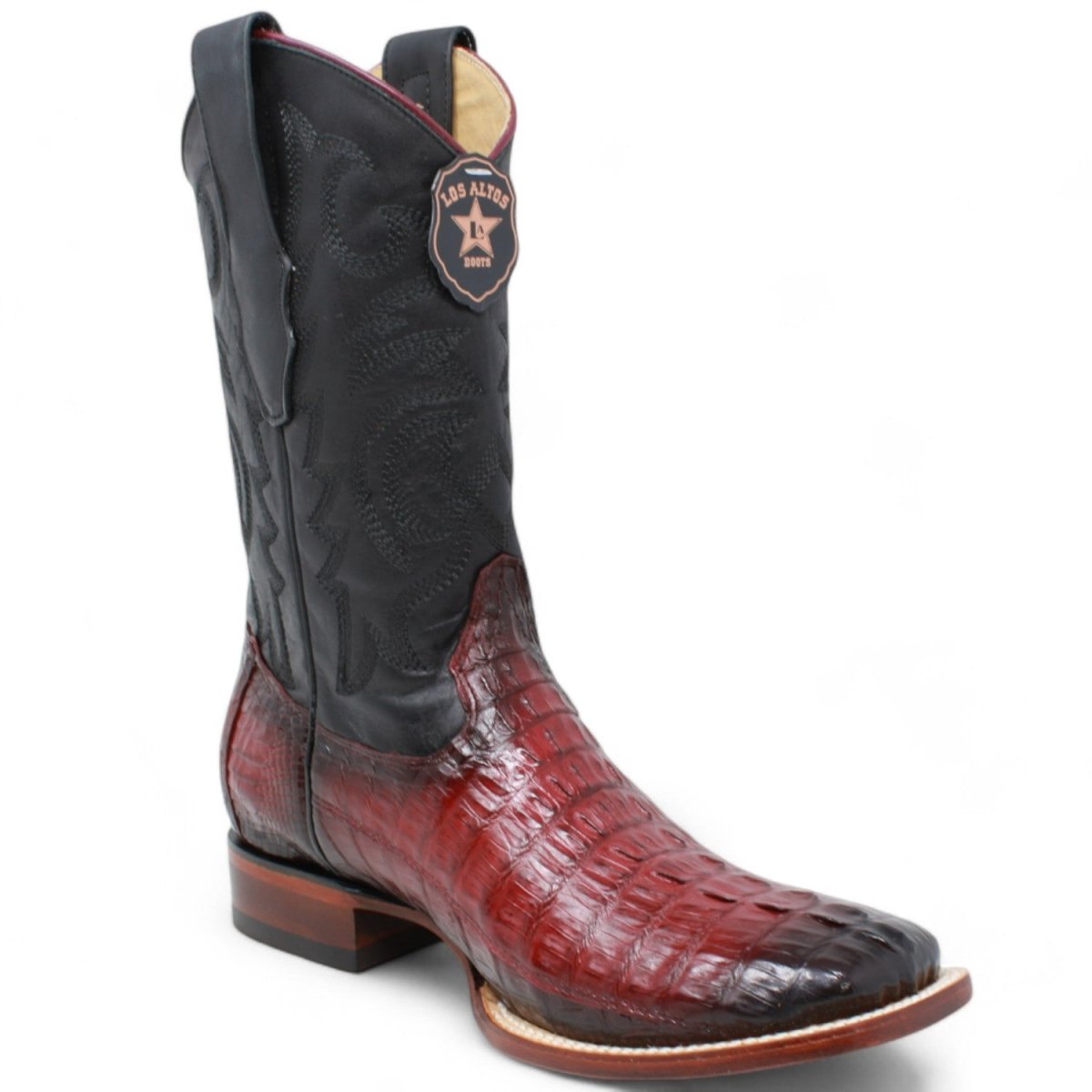 Botas de Cocodrilo Caiman Cola Horma Amplia — MensUSA