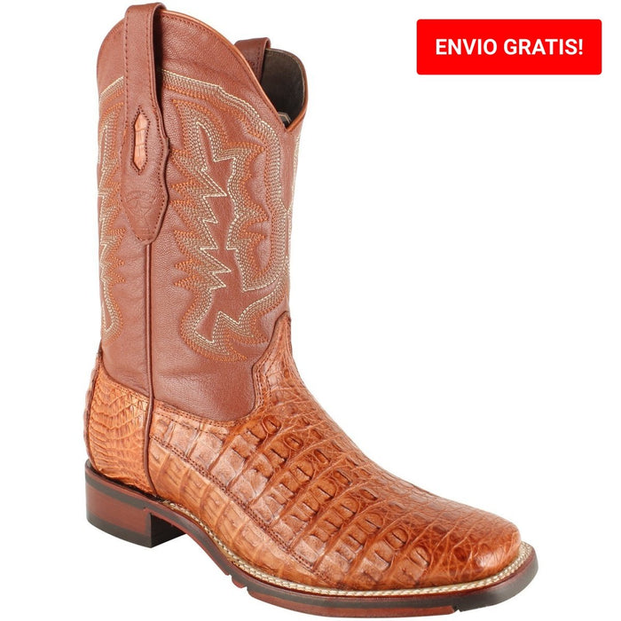 Botas de Cocodrilo Caiman Flanco Horma Amplia LAB — MensUSA