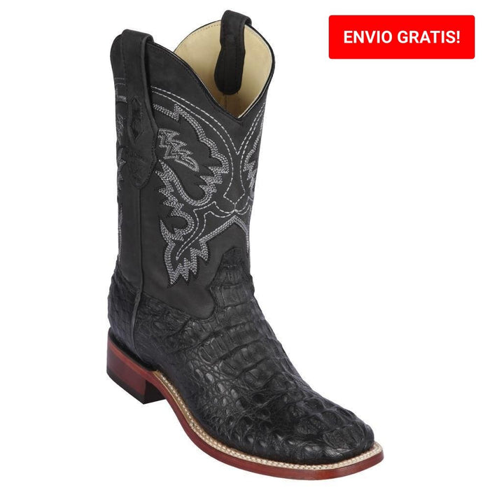 Botas de Cocodrilo Caiman Lomo Horma Amplia — MensUSA
