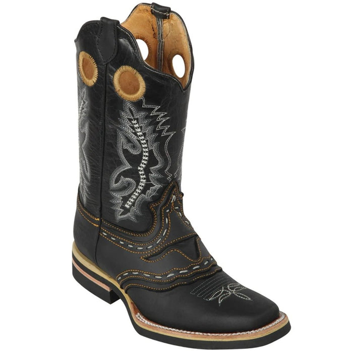 Botas de Cuero Crazy Original Horma Rodeo Cuadrada — MensUSA