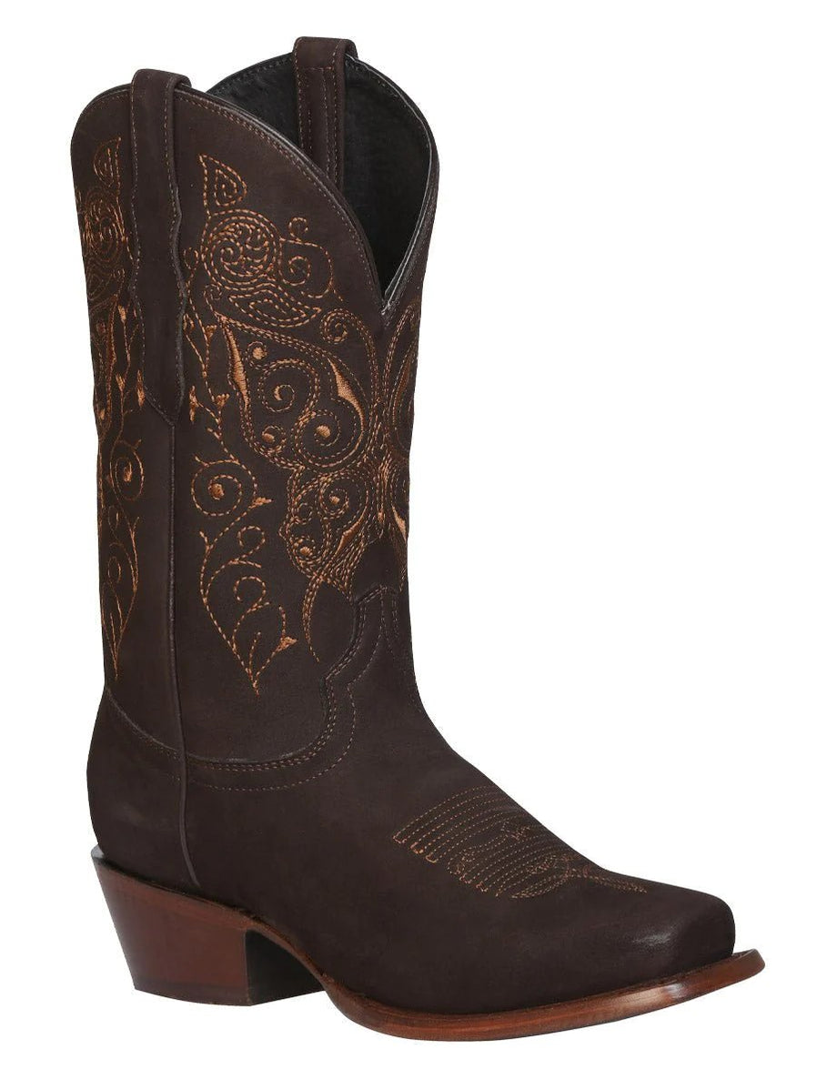 Botas de Gamuza Original para Mujer en Horma Rodeo GEN-122489 — MensUSA