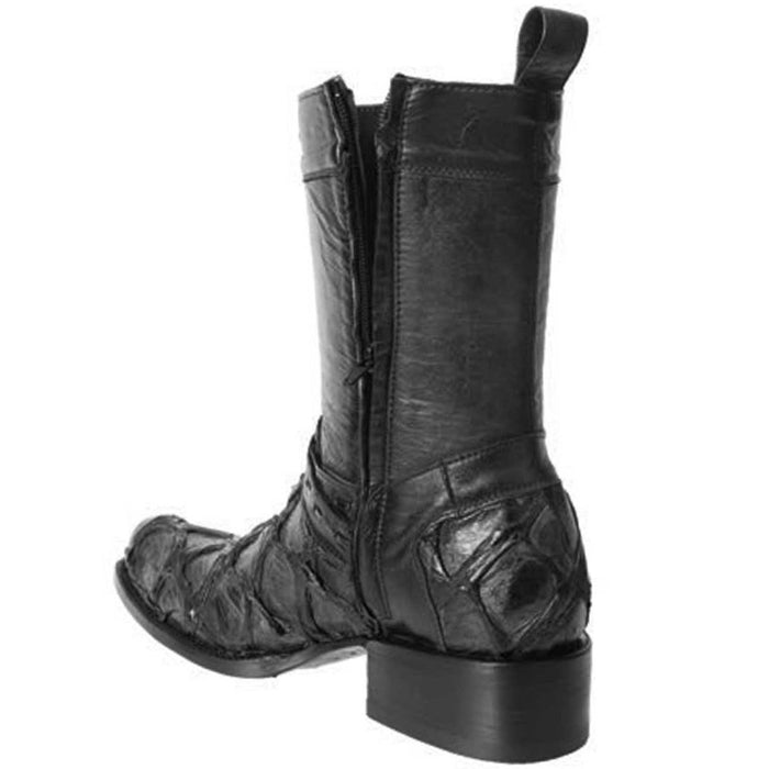 Botas de Pescado Pirarucu Original en Horma Cuadrada con Zipper WD ...