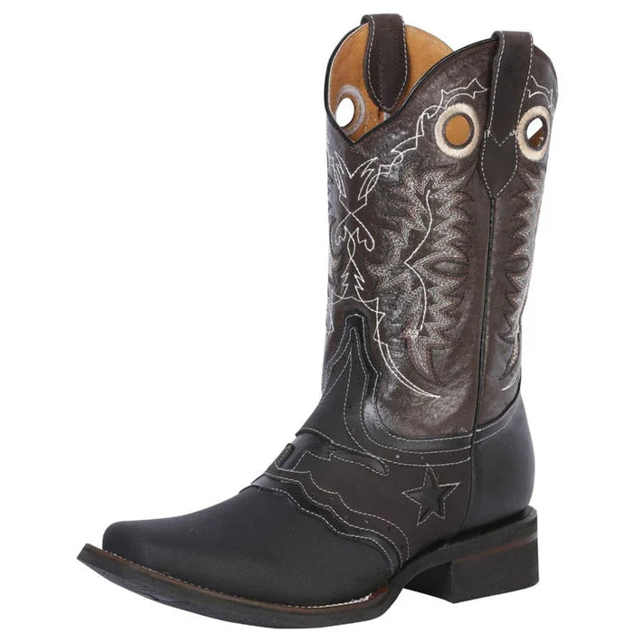 Botas Vaqueras de Cuero Crazy Original Horma Rodeo GEN — MensUSA