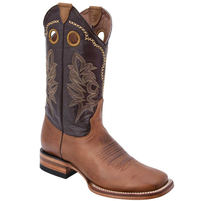 Botas Vaqueras de Cuero Horma Rodeo Americana WD — MensUSA