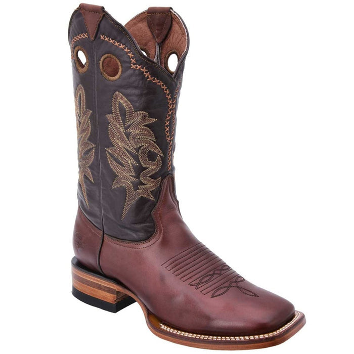 Botas Vaqueras de Cuero Horma Rodeo Americana WD — MensUSA
