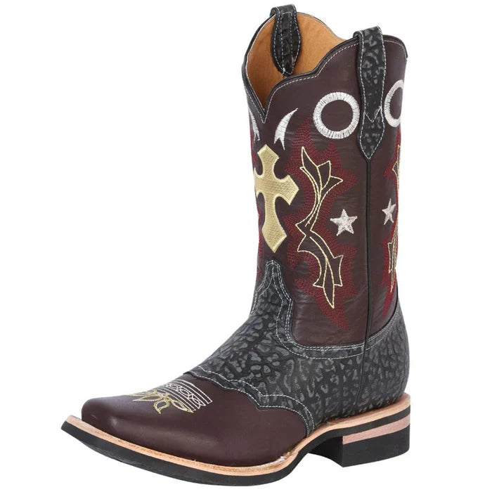 Botas Vaqueras de Puntera Denver de Cuello Horma Rodeo GEN — MensUSA