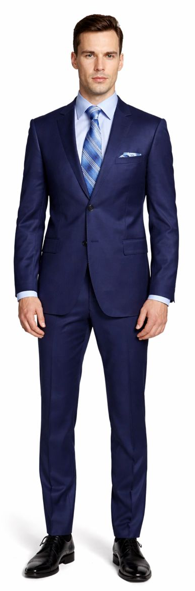 ENZO 150’s Super Wool 2-Button Suits in 6 Solid Fabrics Colors — MensUSA