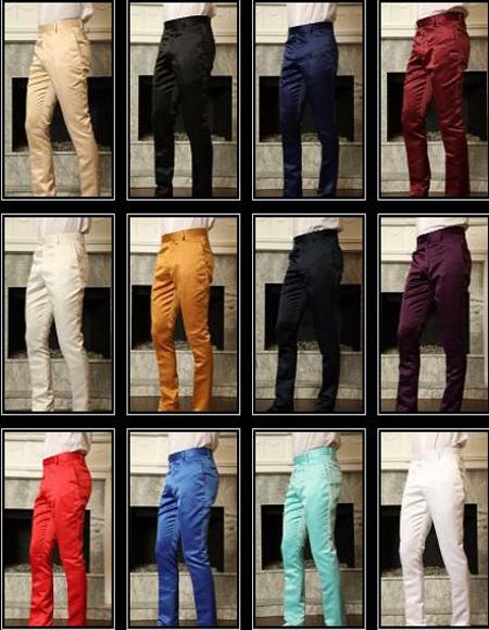 Men's Satin Pants — MensUSA