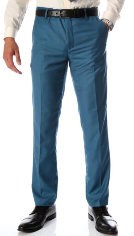 Teal Dress Pants — MensUSA