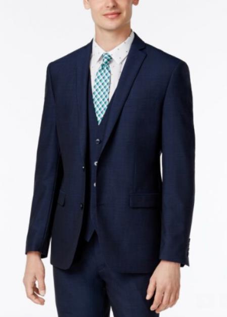 Mens Midnight Blue Suit – MensUSA