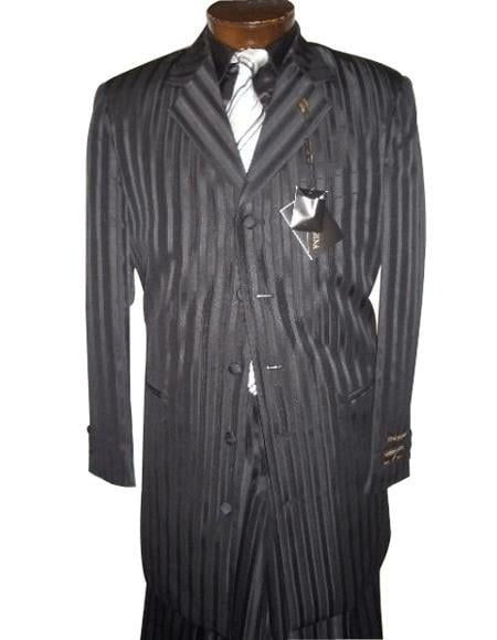 Italian Mafia Costume Black - MensUSA Classic Mobster Outfit