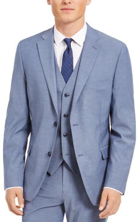 Mens Ice Blue Suit — MensUSA