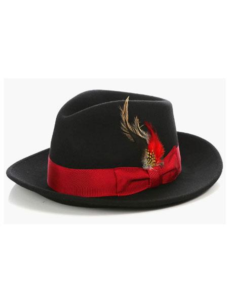 Mens Hat - Black ~ Red – MensUSA