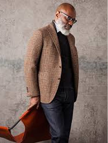 Men's Navy Single Breasted Full Length Top Coat Seattle — MensUSA