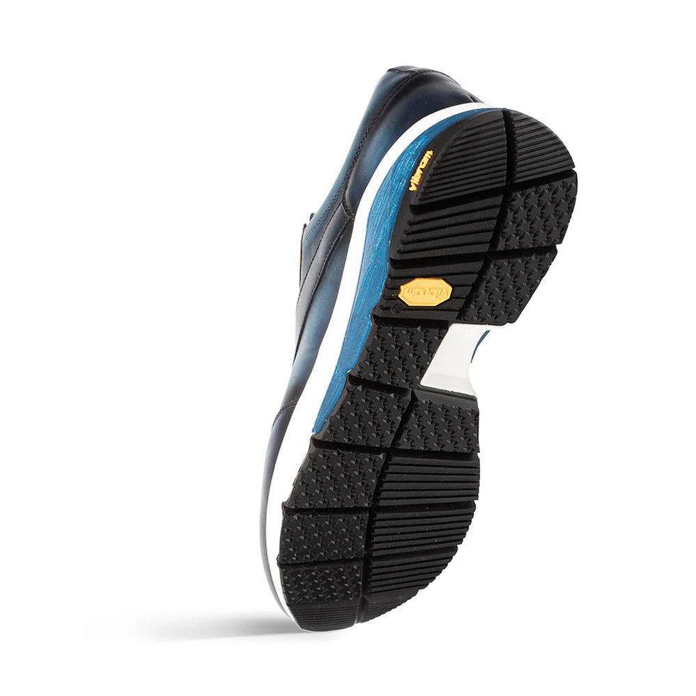 Mezlan Magico Two-Tone Sneaker Navy / Blue (21283-F) — MensUSA