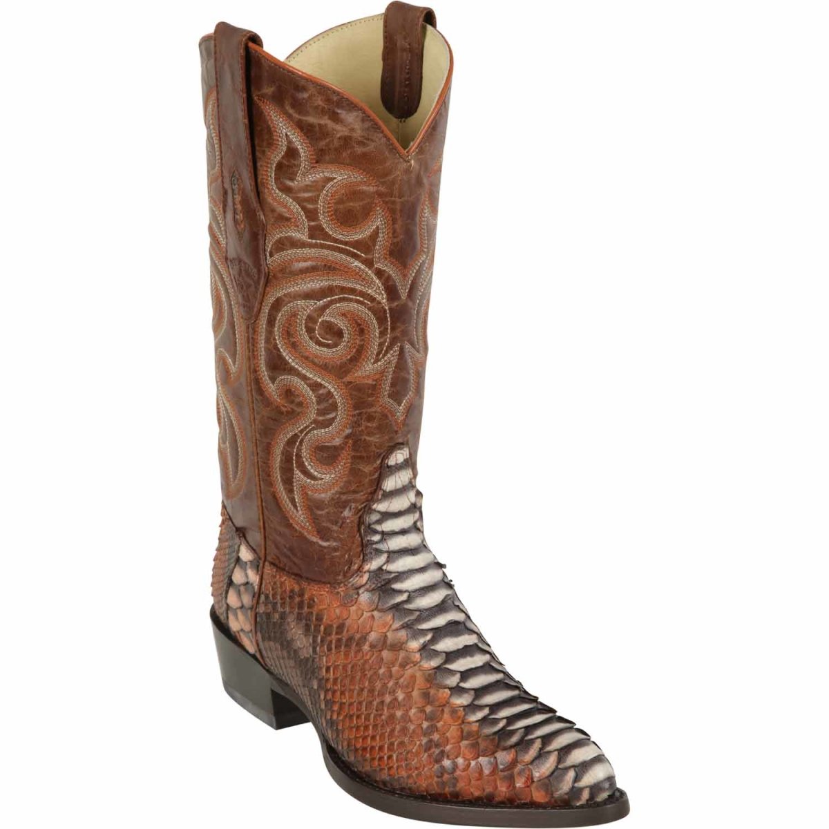 Men's Los Altos Python J-Toe Boots - Rustic — MensUSA