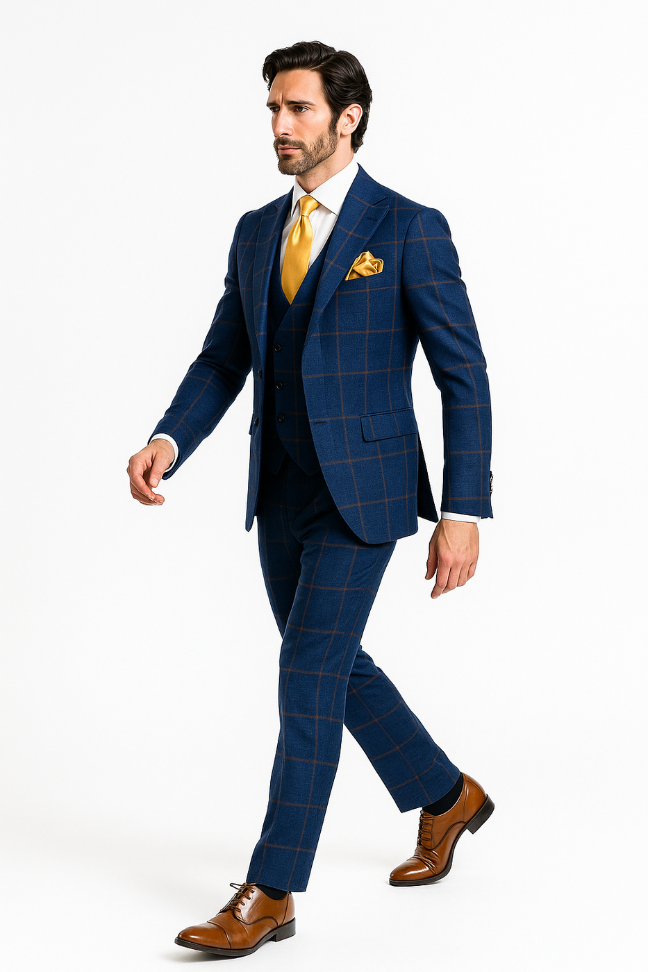 Rossi Man Max RM1840 – Slim Fit 3-Piece Formal Suit for Men — MensUSA