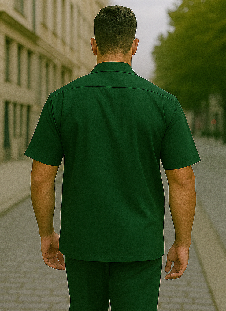 Mens Walking Suit - Big and Tall Casual Suit - Emerald Green Suit Up t ...