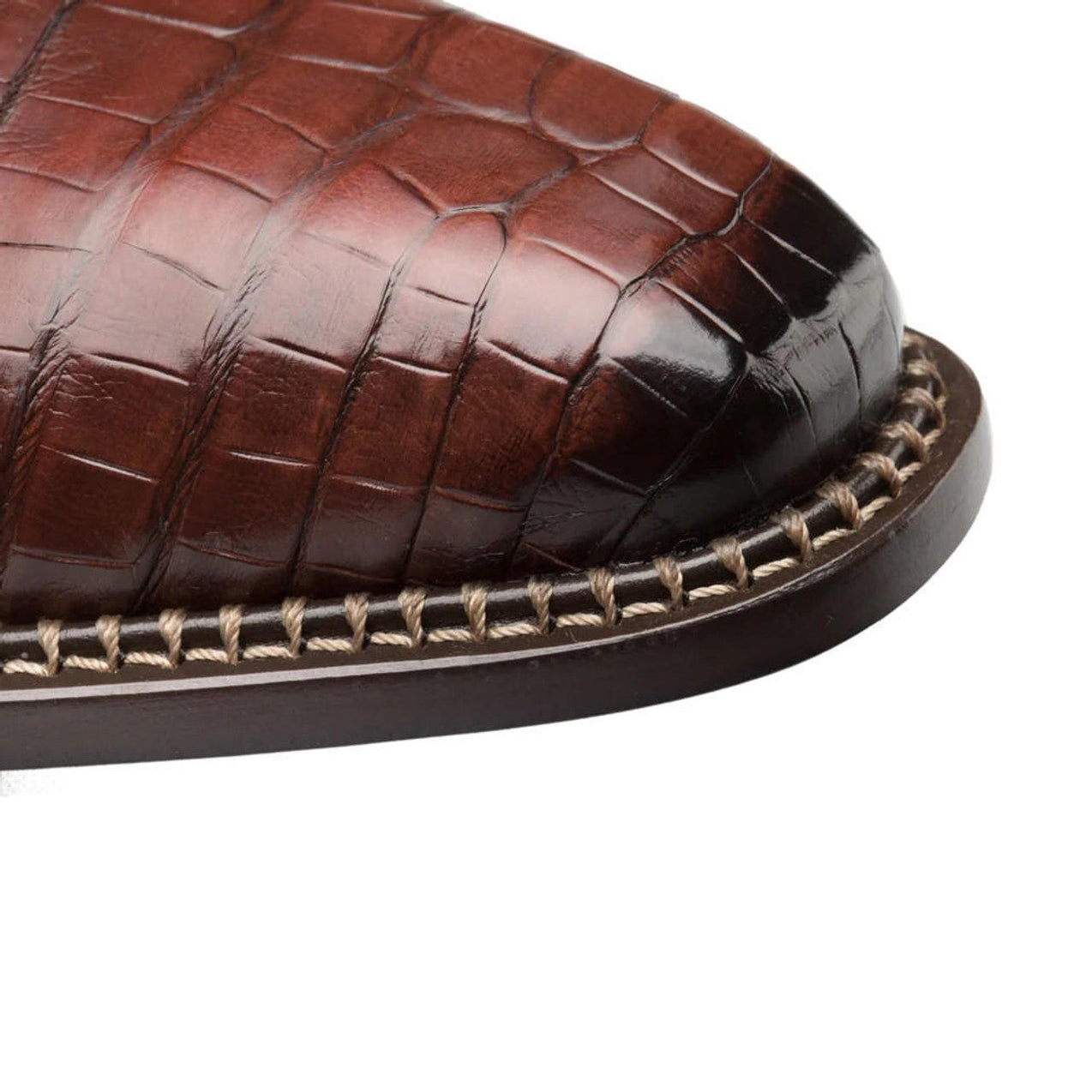 J Toe Cowboy Boots - J Toe Western Boots - Mezlan Men's Crocodile Buck ...