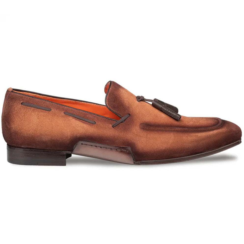 Mezlan Pavese Suede Tassled Slip On Sport (21310) — MensUSA