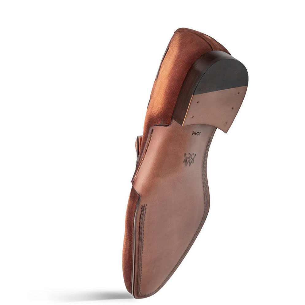 Mezlan Pavese Suede Tassled Slip On Sport (21310) — MensUSA