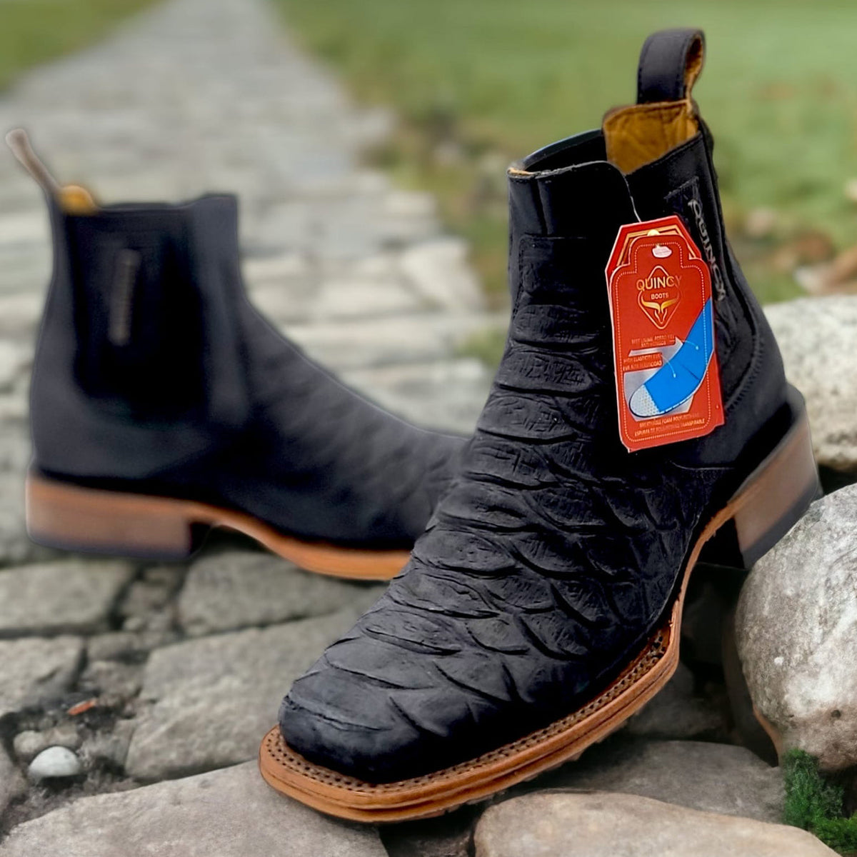 Python Print Short Cowboy Boots — MensUSA