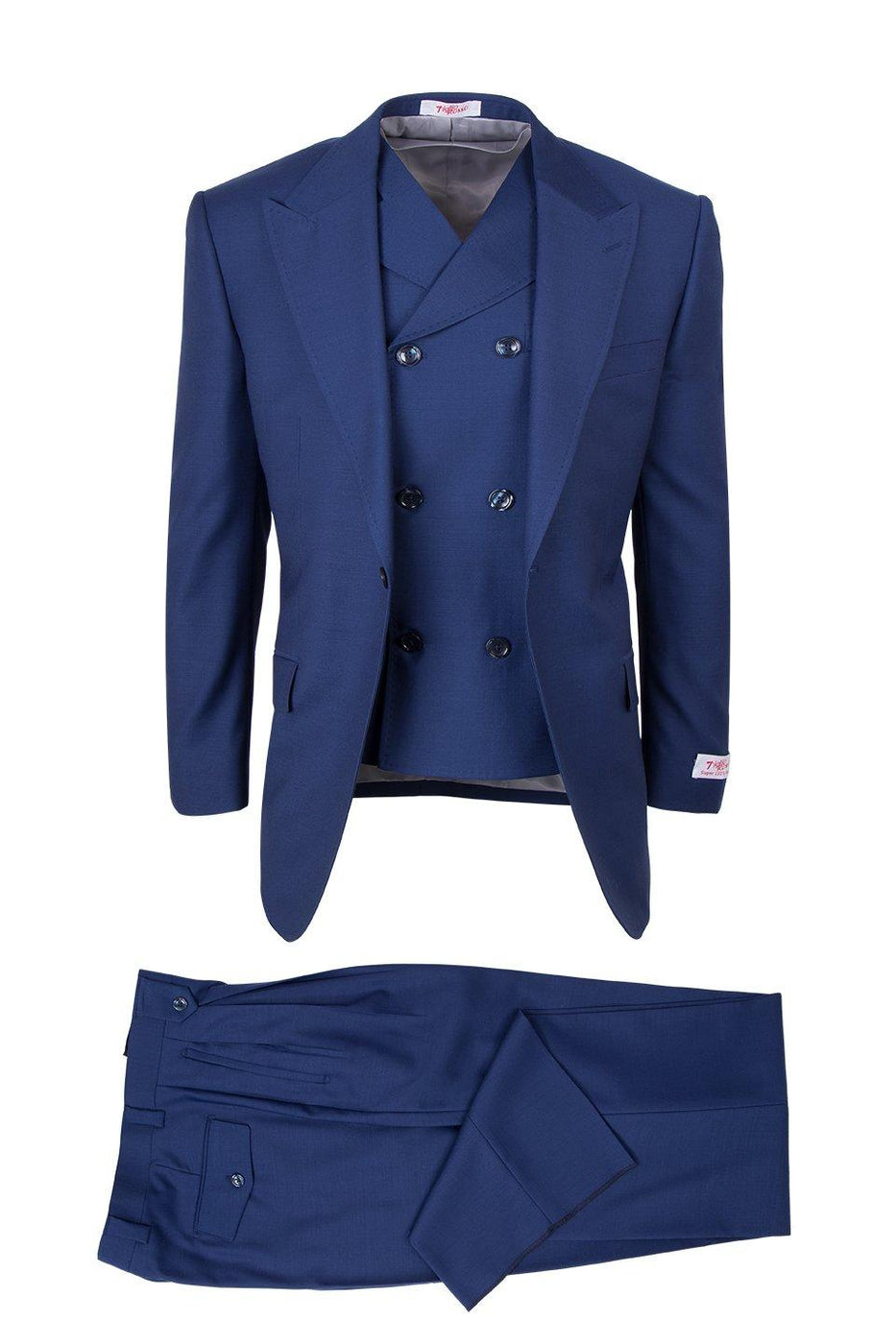 Tiglio Italian Suit - Real Wool Fabric Super 150's San Giovesse French ...
