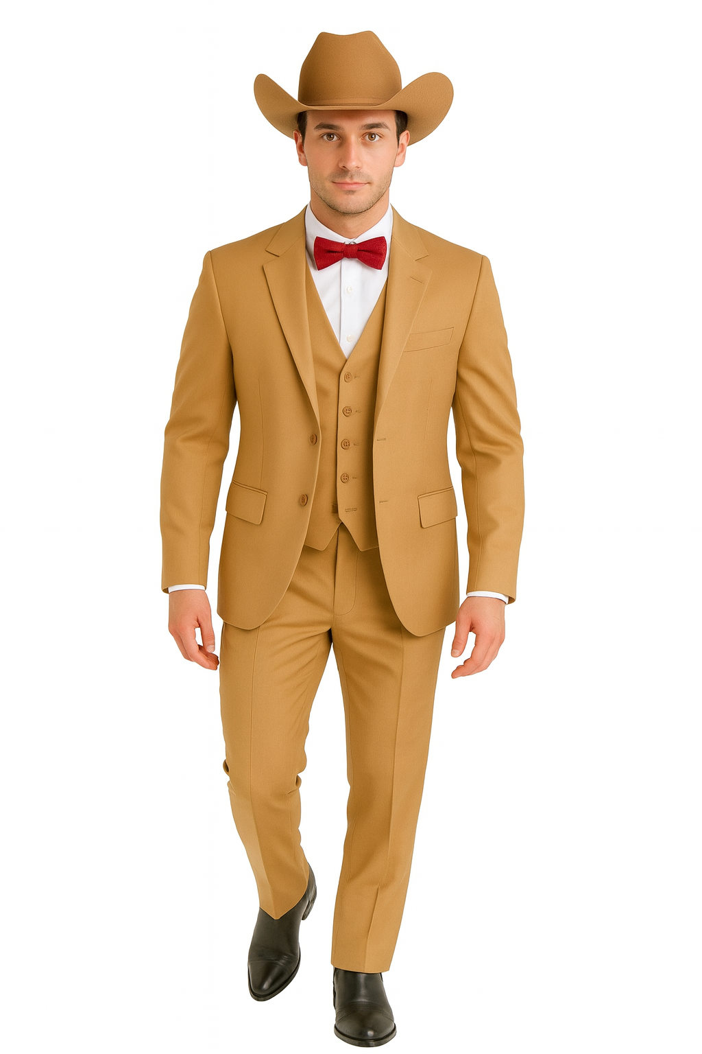Western Suit - Tan Cowboy Tuxedo - Traje Para Hombre — MensUSA