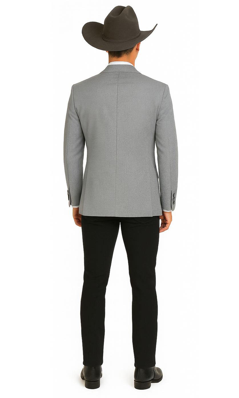 Western Suits For Wedding - Grey Western Tuxedo - Traje Para Hombre ...