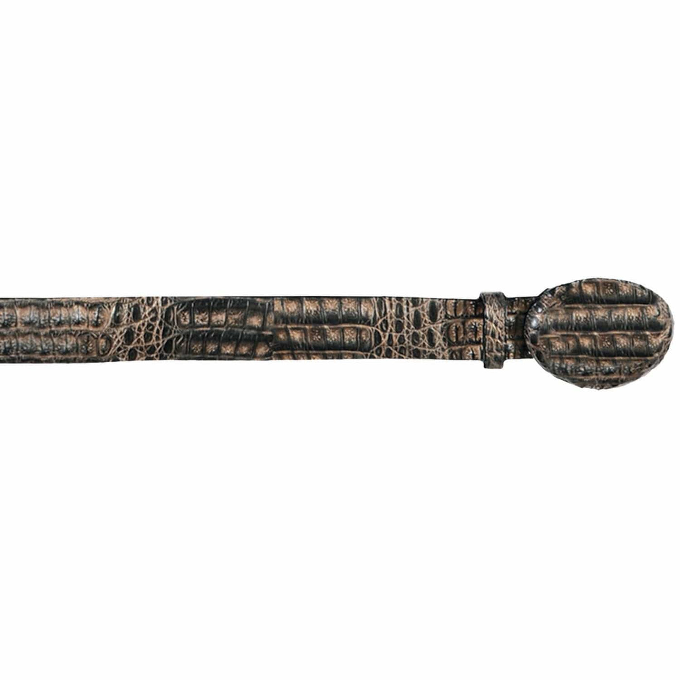 Men's Wild West Caiman Belly Skin Cowboy Belt 2C118285 — MensUSA
